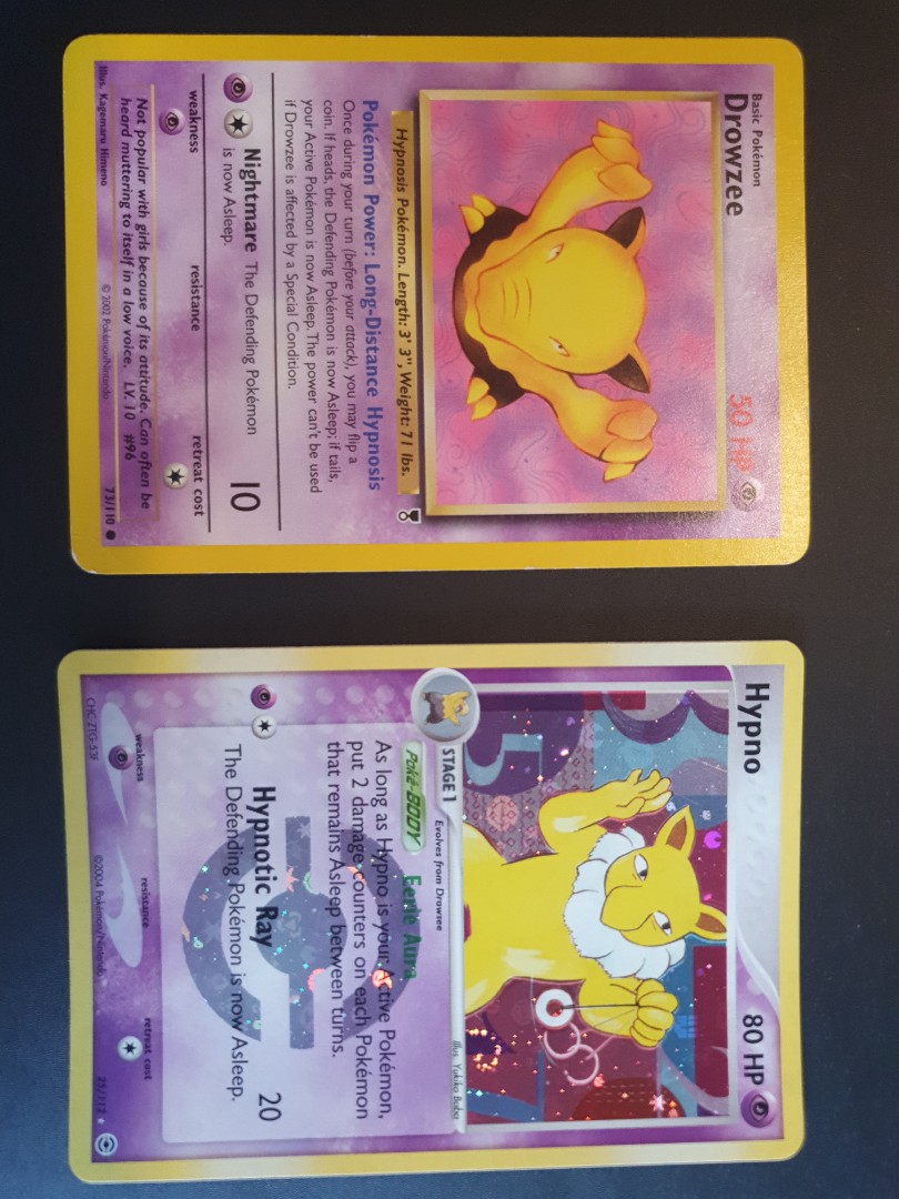 Pokemon TCG PTCG Hypno 25/112 FireRed & LeafGreen, Hobbies & Toys ...