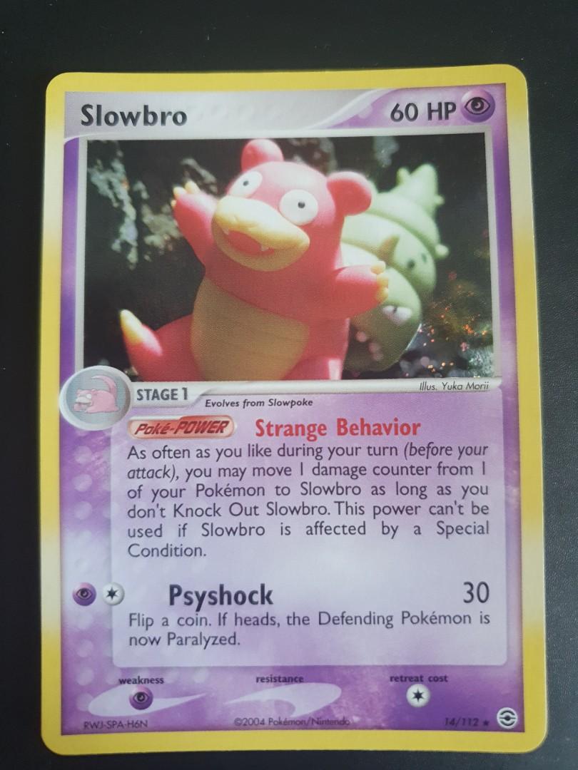 Pokemon TCG PTCG Slowbro 14/112 Ex Fire Red & Leaf Green, Hobbies ...