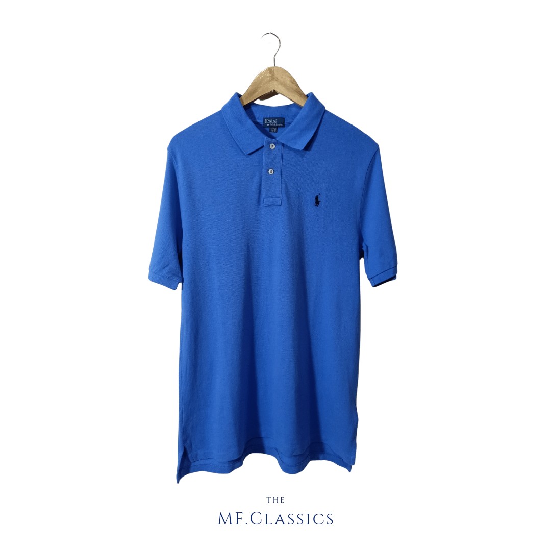 Ralph Lauren Polo Shirt (Blue) - 32 L 20 W, Men's Fashion, Tops & Sets, Tshirts & Polo Shirts on ...
