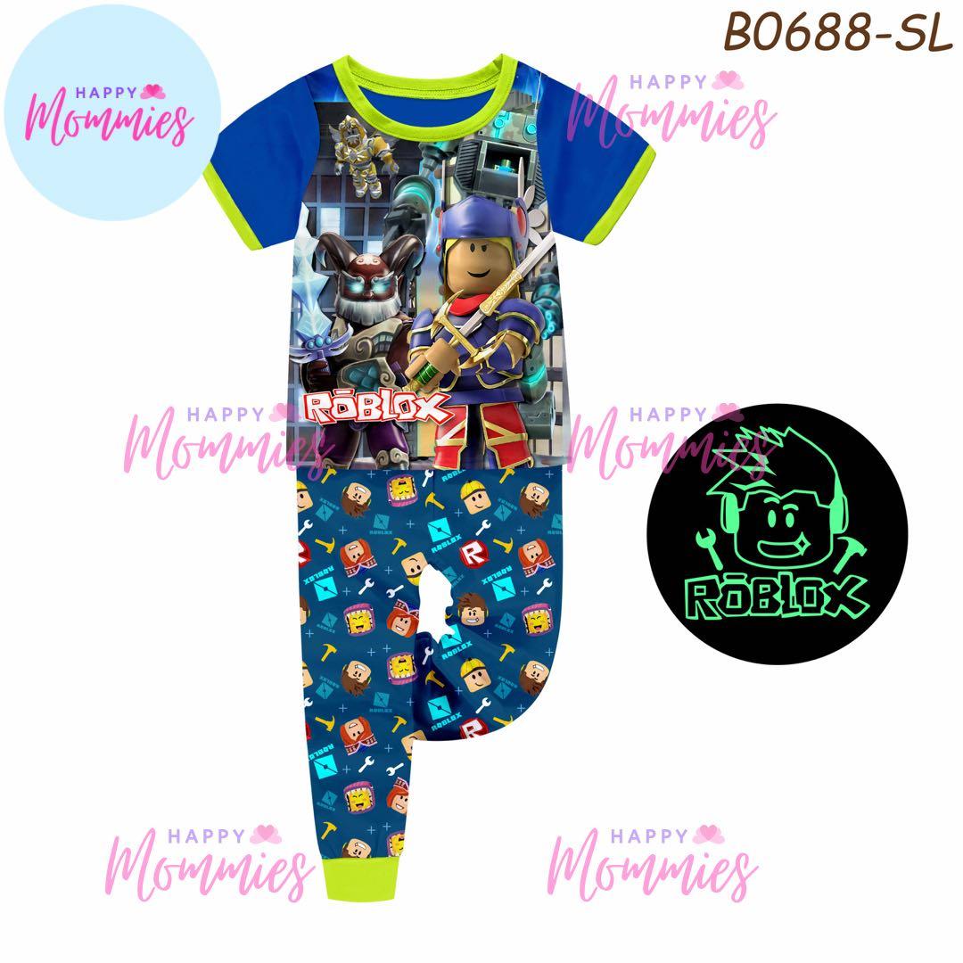Roblox Glow in the dark Pajama Set, Babies & Kids, Babies & Kids ...