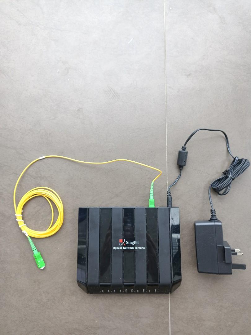 Singtel ONT router, Computers & Tech, Parts & Accessories, Networking ...