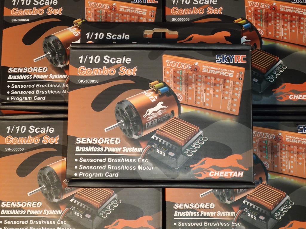SkyRC Sensored Brushless Motor ESC Combo - Cheetah 60A Complete Set ...