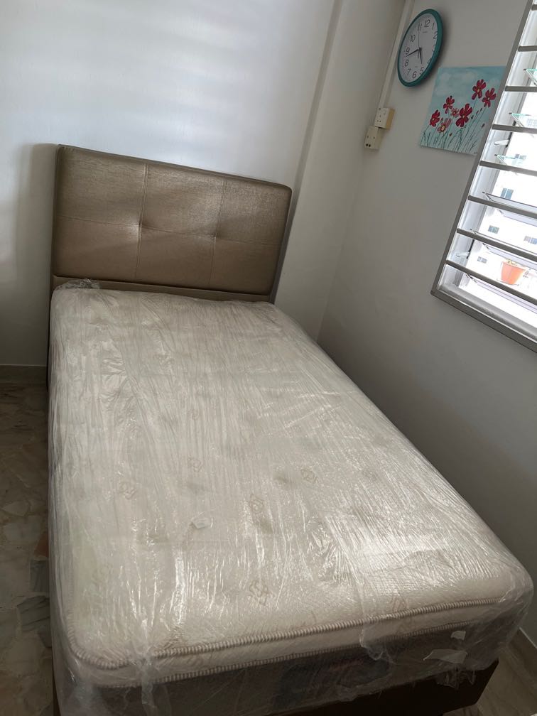 Slumberland TempSmart Hampshire super single mattress + bed frame ...