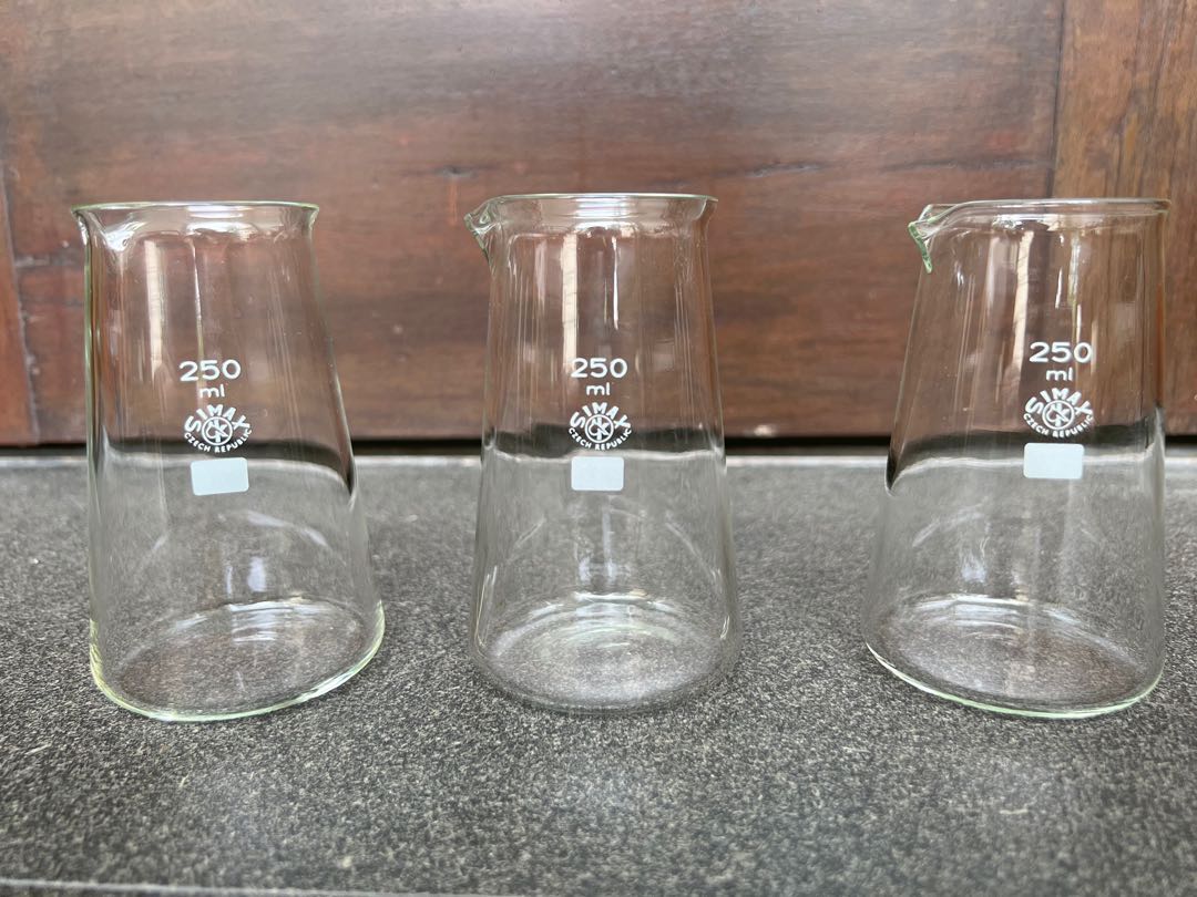 250ml clear glass syrup/milk jugs/flask/cocktail measuring glass ...
