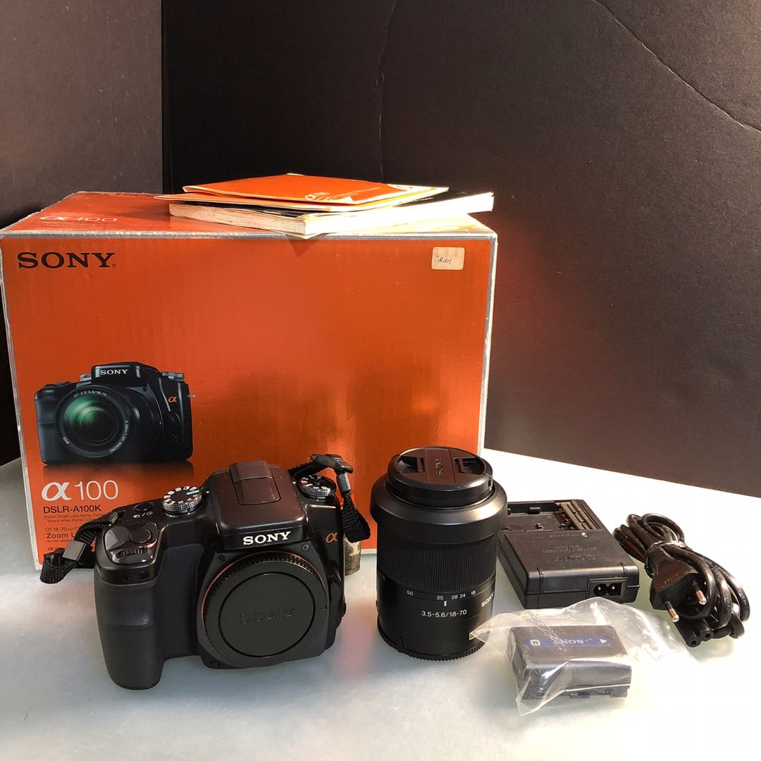 Sony A100 DSLR, Photography, Cameras on Carousell