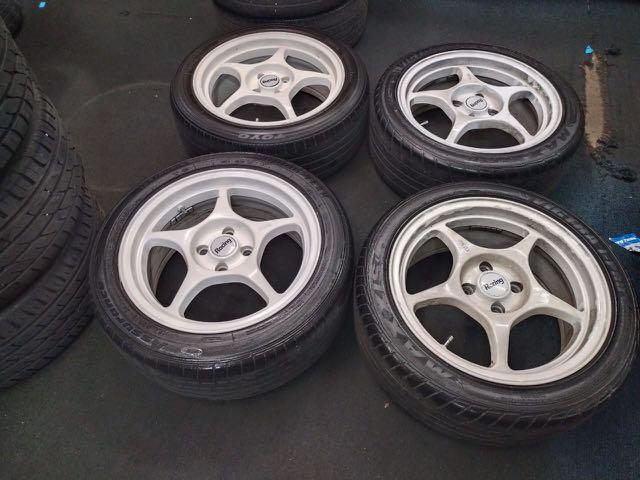 Sport Rim Enkei RPO1 16 pcd100, Auto Accessories on Carousell