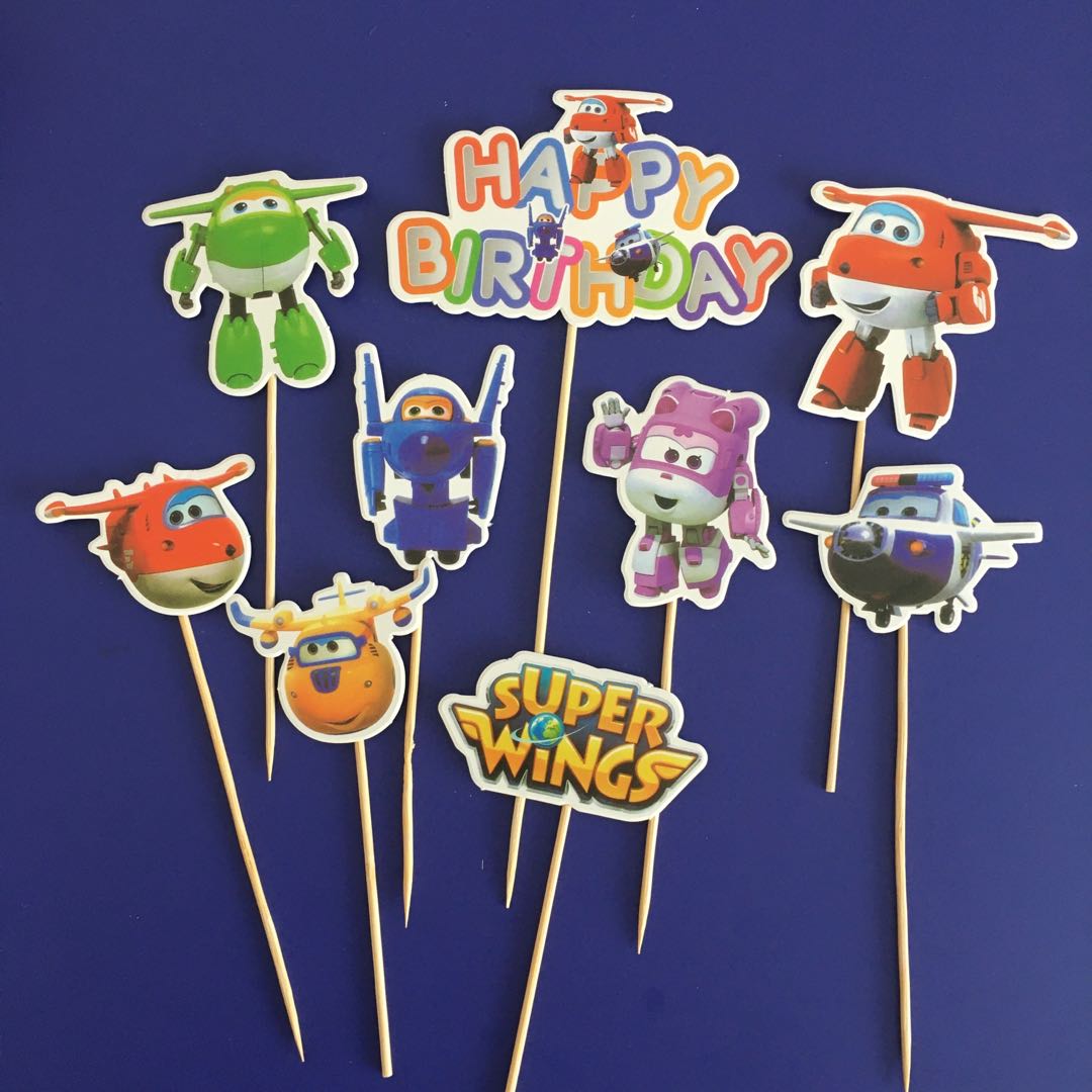 Super wings Cake topper, Everything Else on Carousell