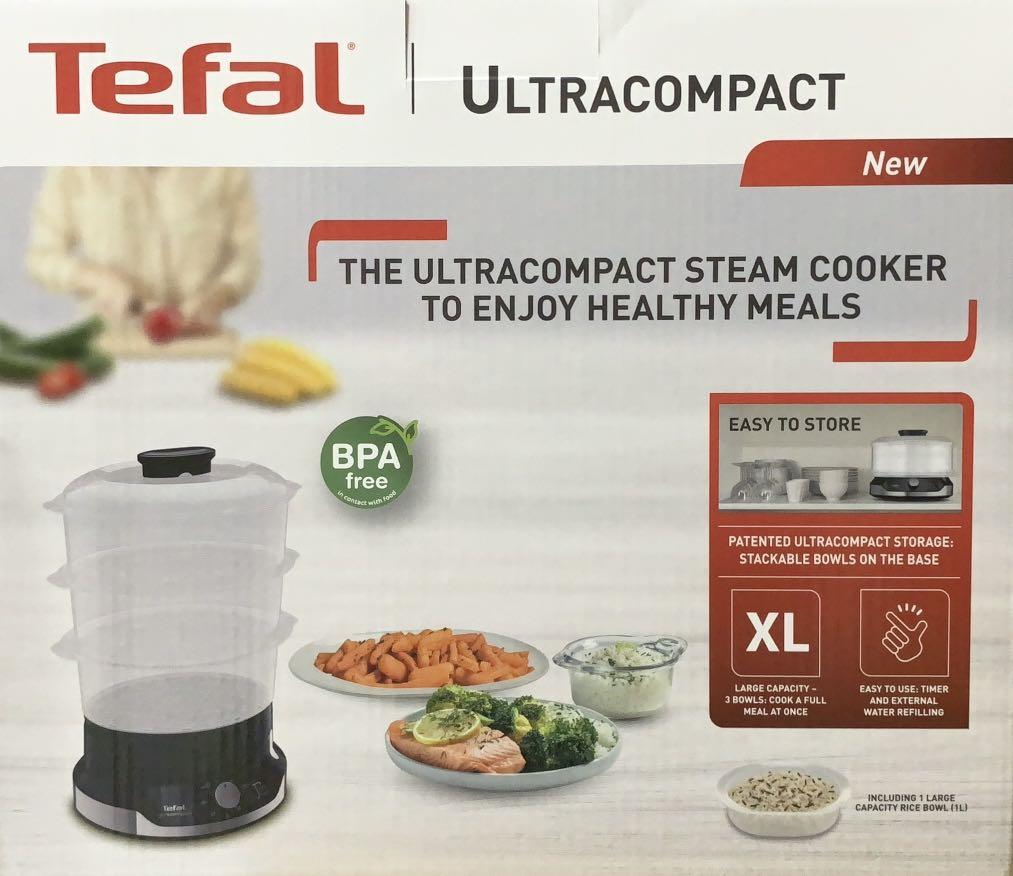 Tefal Ultracompact 3 Tier Steam Cooker (9L), TV & Home Appliances ...