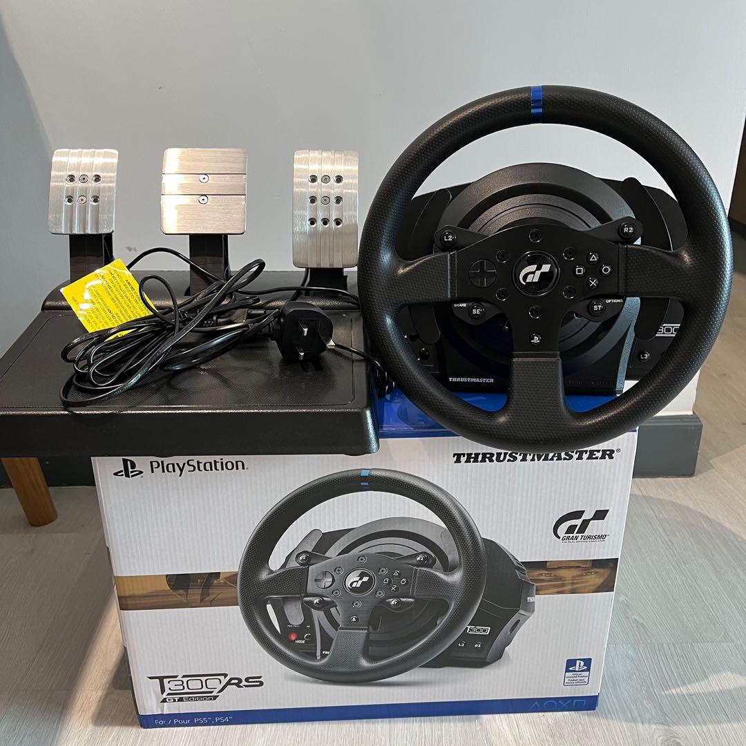 Thrustmaster T300RS GT 連 軚盤架, 電子遊戲, 遊戲機配件, 手掣 - Carousell