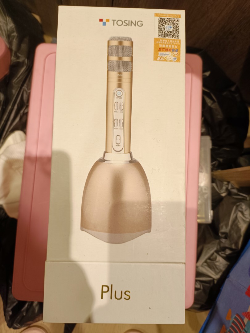 Tosing Plus wireless Karaoke無線唱K寶一體機（2款選擇, 音響器材, 咪高風/麥克風 - Carousell