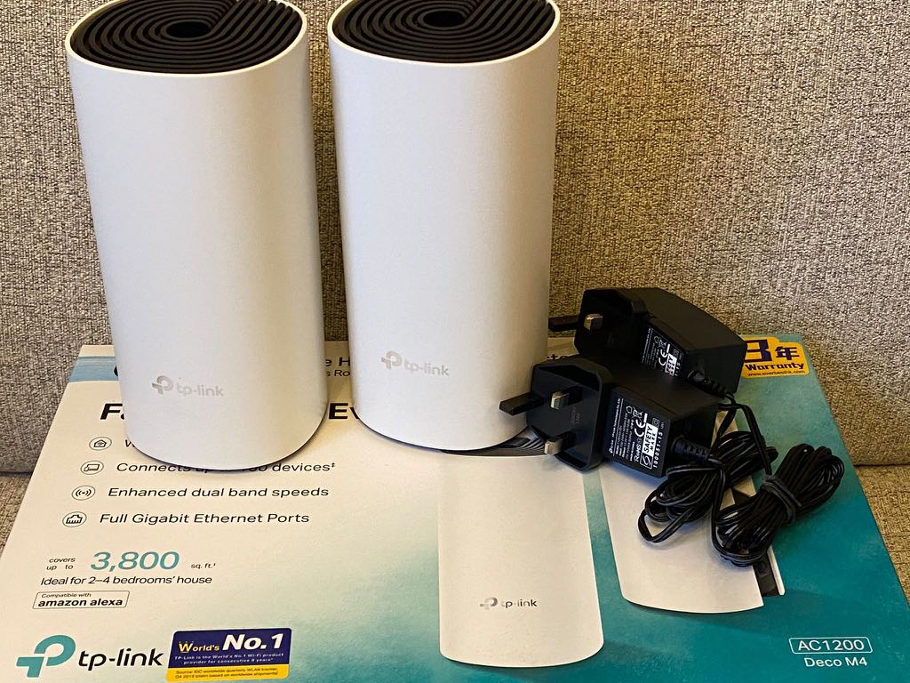 TP-Link Router M4 Deco, 電腦＆科技, 電腦周邊及配件, Wifi及上網相關產品 - Carousell