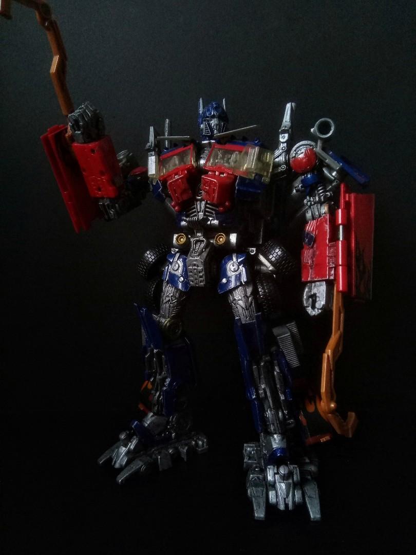Transformers ROTF Leader class Optimus prime Battle hooks, Hobbies ...