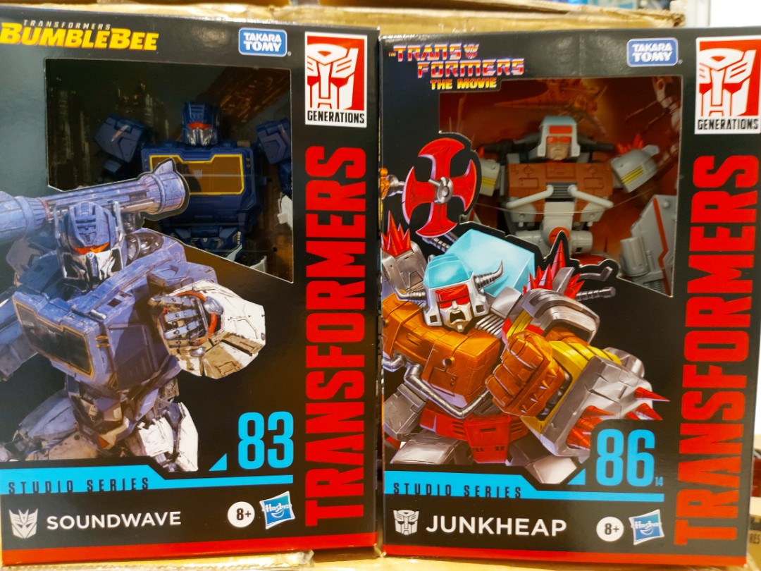 Transformers Studio Series 83 Soundwave& Series 86, 興趣及遊戲, 玩具 & 遊戲類 ...
