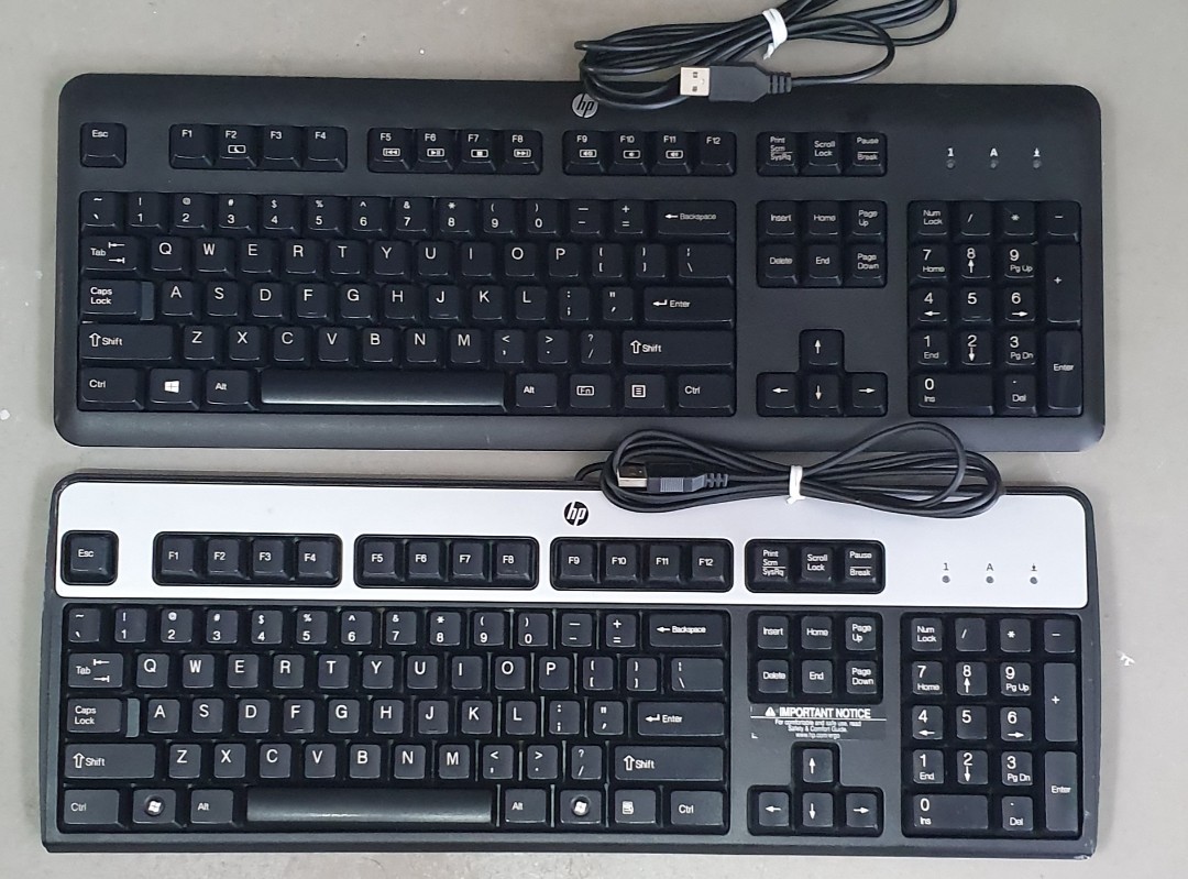 USB Keyboard HP, Computers & Tech, Parts & Accessories, Computer ...