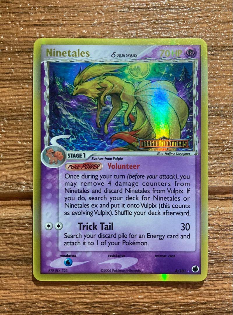 Vintage Ultra Rare - Ninetales - Pre Release Promo Ex Dragon Frontiers ...