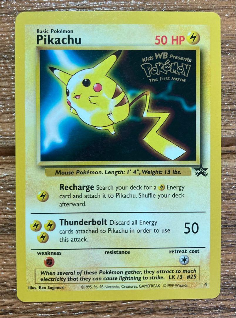 Vintage Ultra Rare - Pikachu - Sequin Holo / Black Star Promo - Pokemon ...