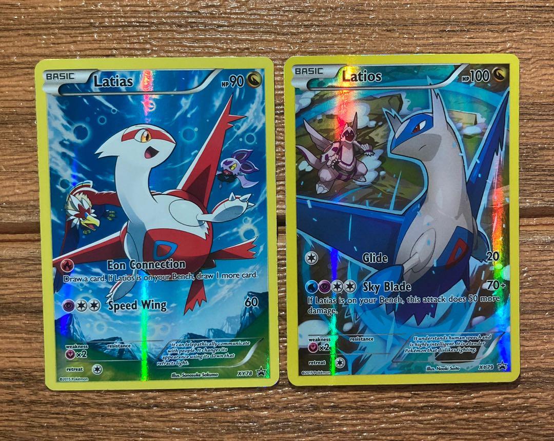 Vintage Ultra Rare Full Art - Latias / Latios - XY Promo - Pokemon ...