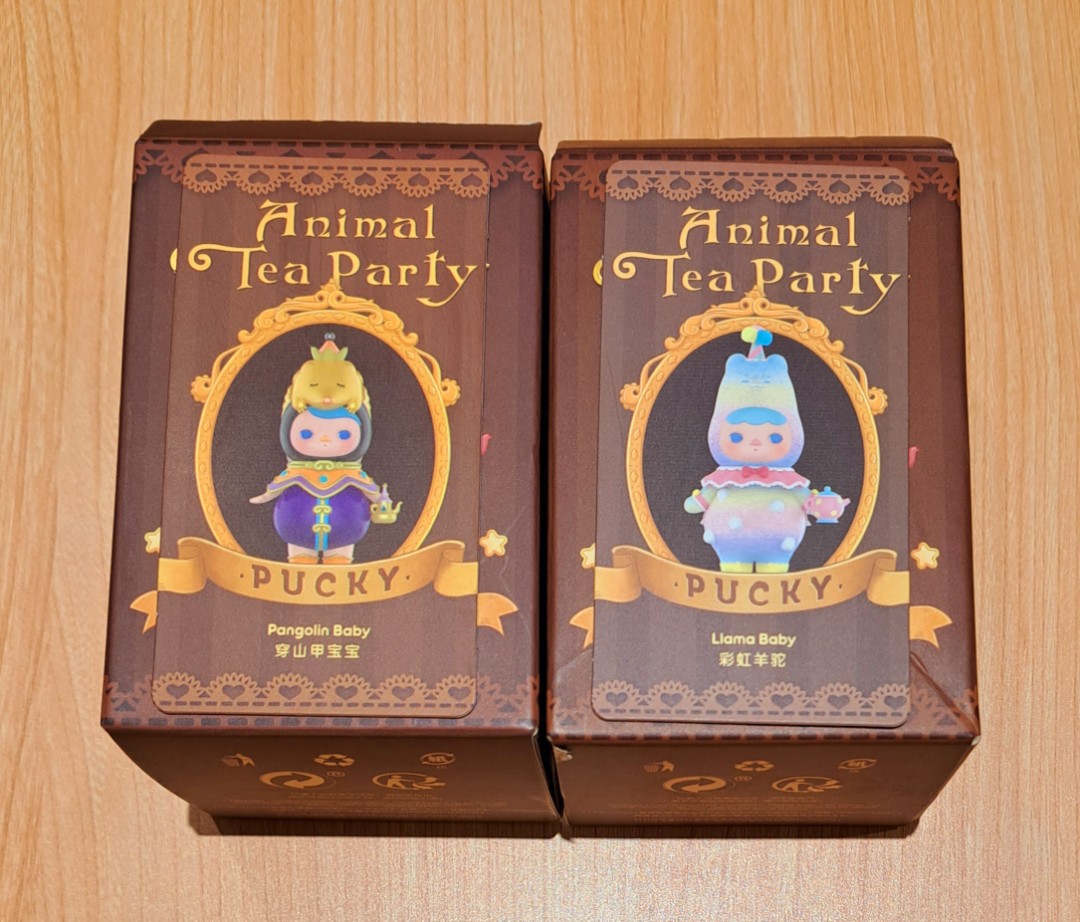 WTS Popmart Pucky Animal Tea Party Pangolin | Llama, Hobbies & Toys ...