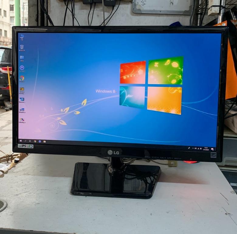 22 吋 LG IPS224 LED mon IPS IPS224V LG顯示器 22 顯示器 monitor 螢幕, 電腦＆科技, 電腦周邊及配件, 電子屏幕 - Carousell