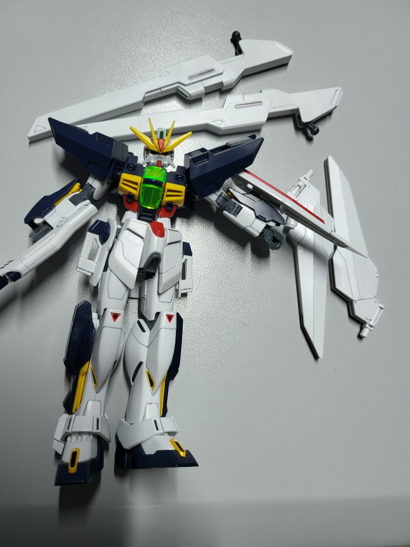 高達模型 HG Double X Gundam 機動新世紀 所見所得, 興趣及遊戲, 玩具 & 遊戲類 - Carousell