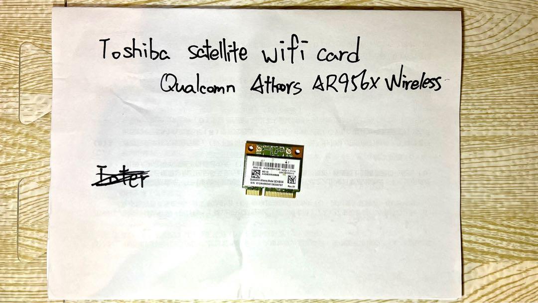 拆機良品 Qualcomm Atheros AR956x Wireless, 電腦及科技產品, 電腦周邊產品, 硬碟及儲存裝置在旋轉拍賣