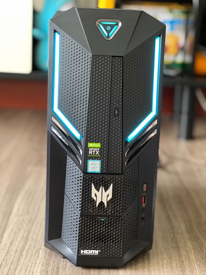 Acer Predator PO3-600 Gaming Desktop PC/i7-9700/16GB/512GB + 1TB ...