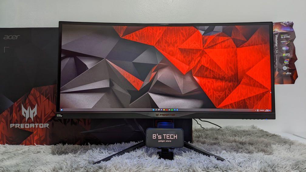 Acer Predator X34 100HZ IPS WQHD UltraWide Gaming Monitor, Computers ...