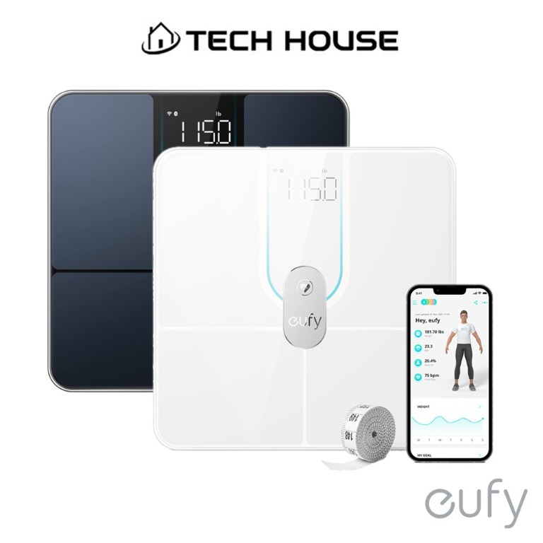Anker eufy Smart Scale P2 Pro, Digital Bathroom Scale with Wi-Fi ...