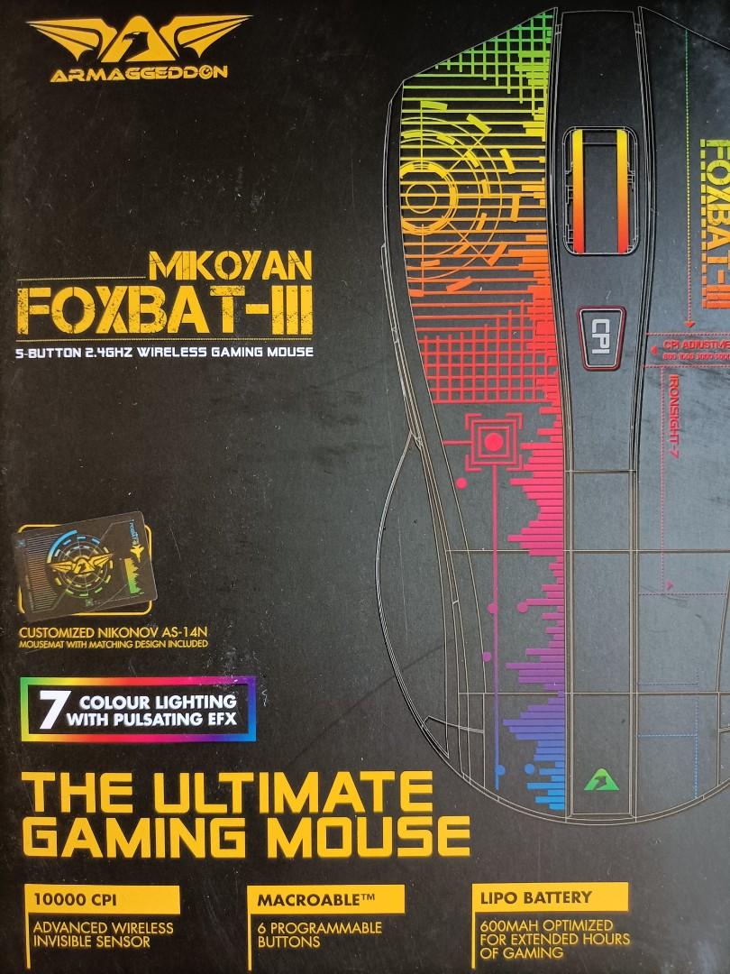 Armageddon foxbat II wireless mouse, Computers & Tech, Parts ...