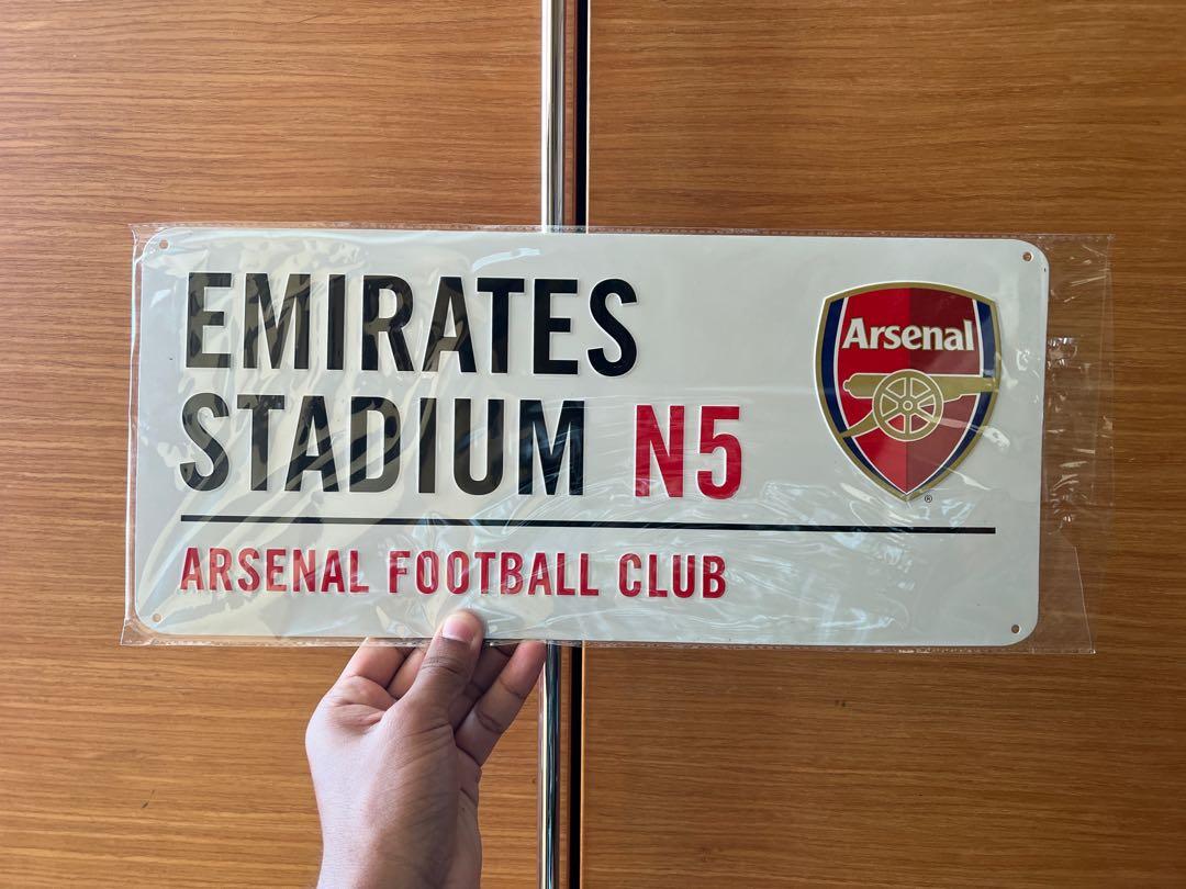 Arsenal Emirates Stadium Street Sign, Sports Equipment, Sports & Games ...
