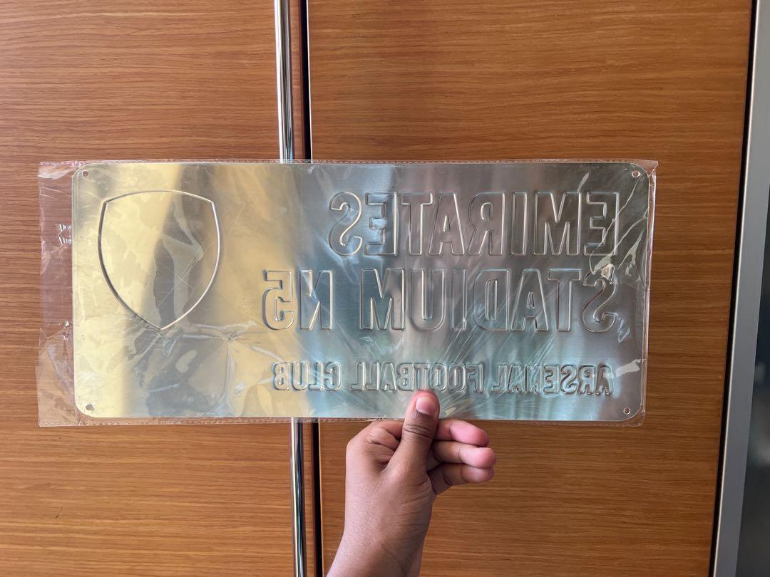 Arsenal Emirates Stadium Street Sign, Sports Equipment, Sports & Games ...