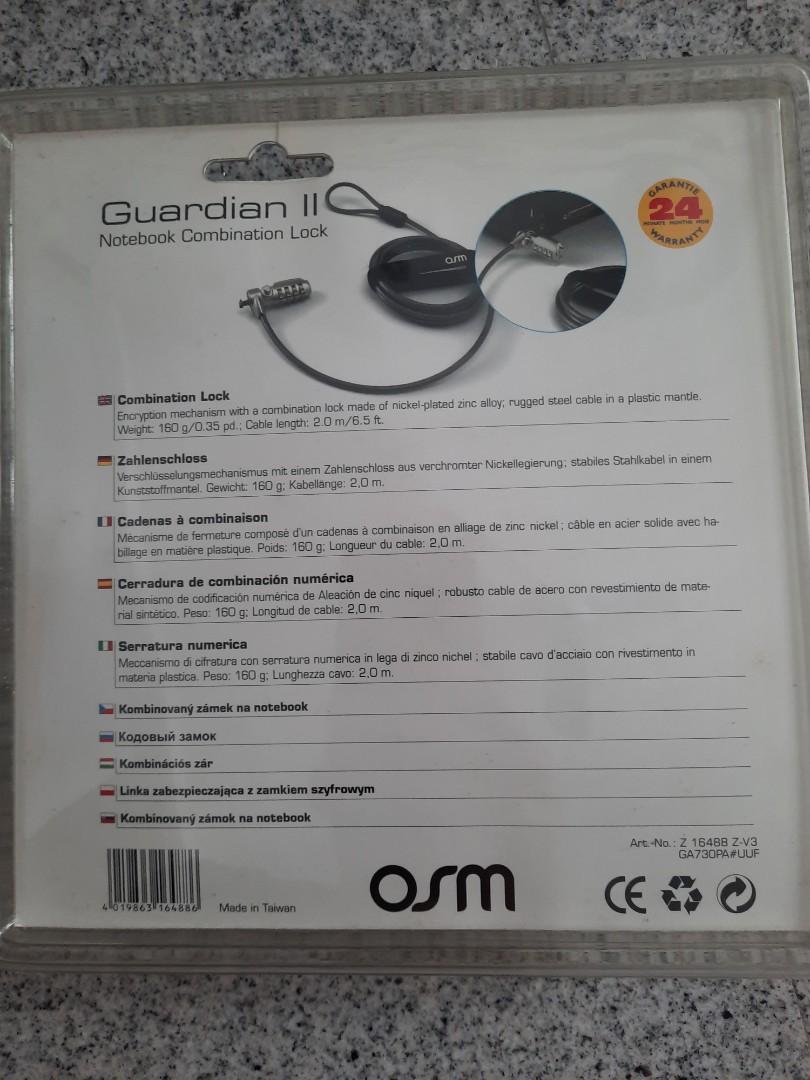 BNIB OSM laptop lock, Computers & Tech, Parts & Accessories, Other ...
