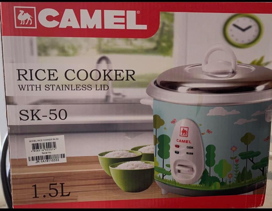 Brand new Camel rice cooker 1.5L, Furniture & Home Living, Kitchenware ...