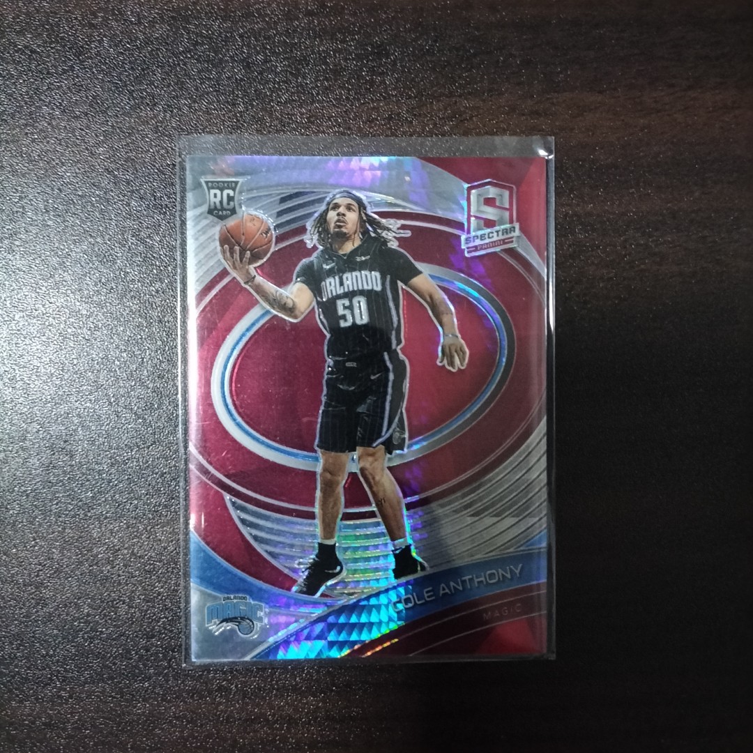COLE ANTHONY RED SPECTRA HYPER PRIZM RC ROOKIE 2020-21 PANINI SPECTRA ...