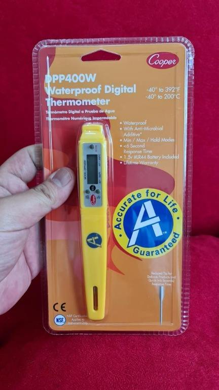 Cooper-Atkins DPP400W Pen Style Digital Pocket Thermometer, Waterproof ...