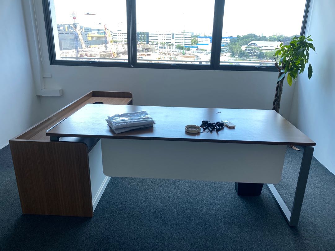 Customised high quality office wood table, Furniture & Home Living ...