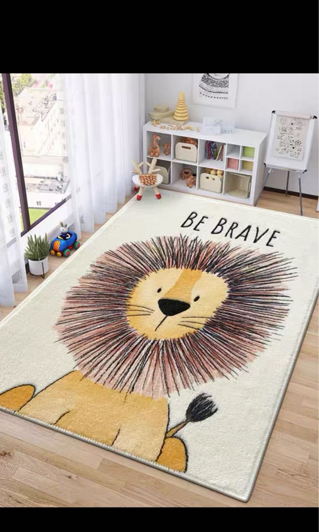 Cute Lion Carpet, Furniture & Home Living, Home Decor, Carpets, Mats ...