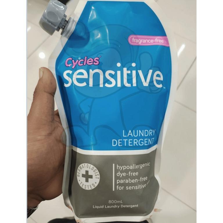 Cycles Sensitive Liquid Laundry Detergent 800ml, Furniture & Home ...