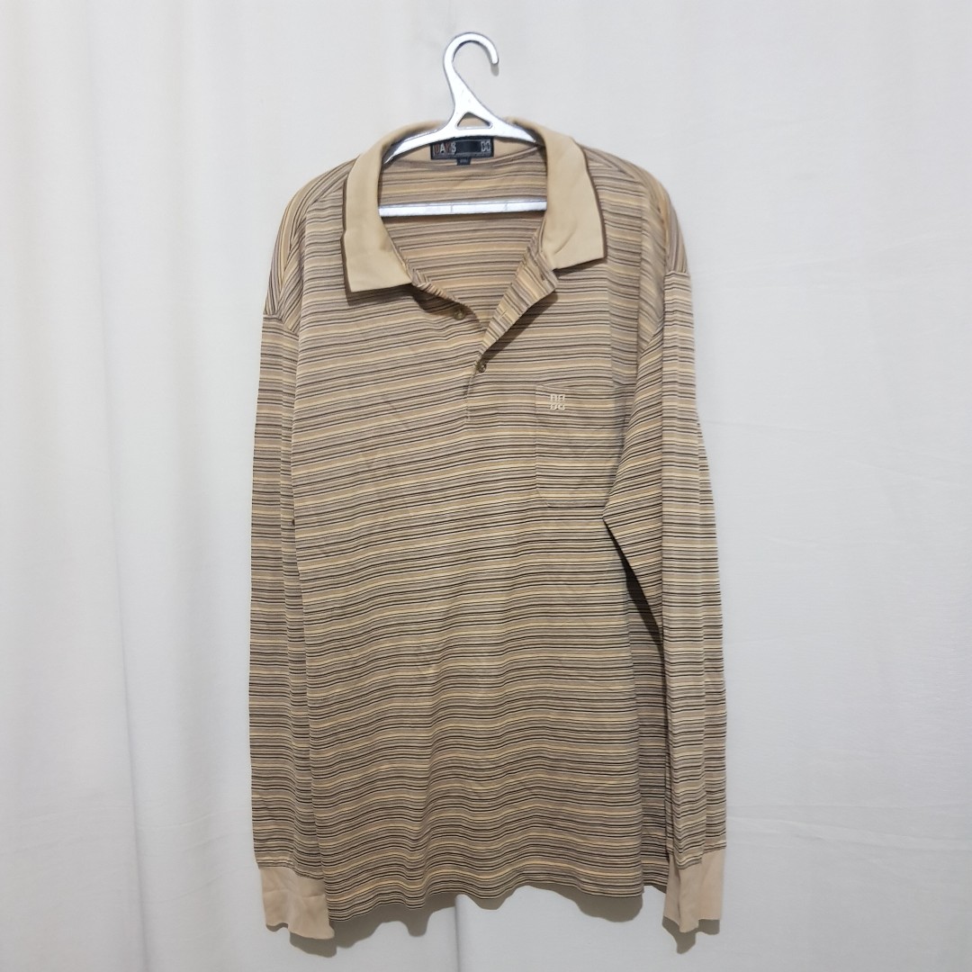 Daks brown stripes, Men's Fashion, Tops & Sets, Tshirts & Polo Shirts ...