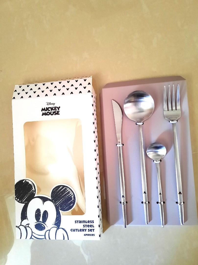Disney Mickey Mouse Stainless Steel Cutlery Set, Furniture & Home ...