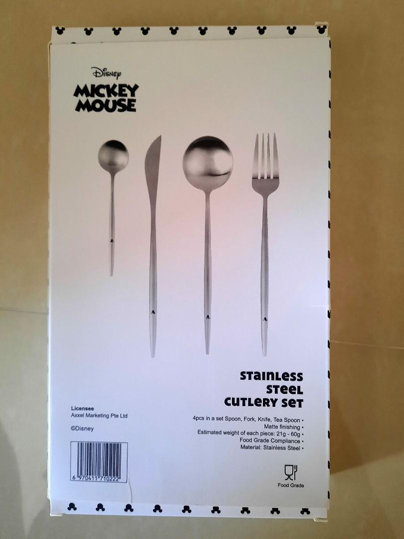 Disney Mickey Mouse Stainless Steel Cutlery Set, Furniture & Home ...