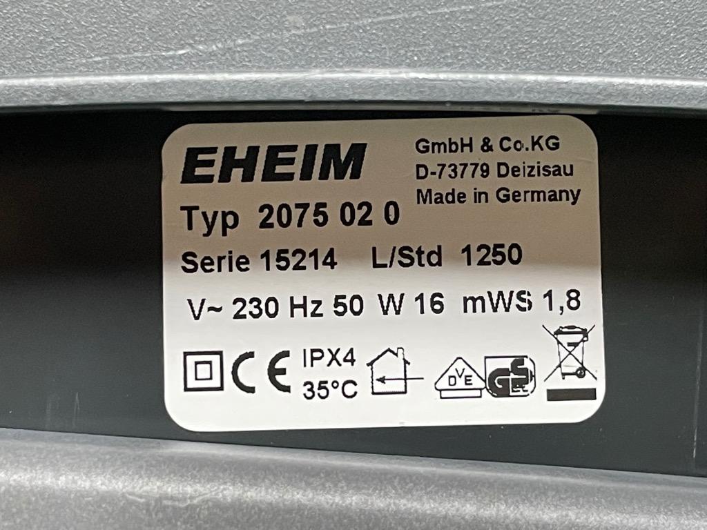 EHEIM Professional 3 600 (Typ 2075) Canister Filter bundled with Pre ...