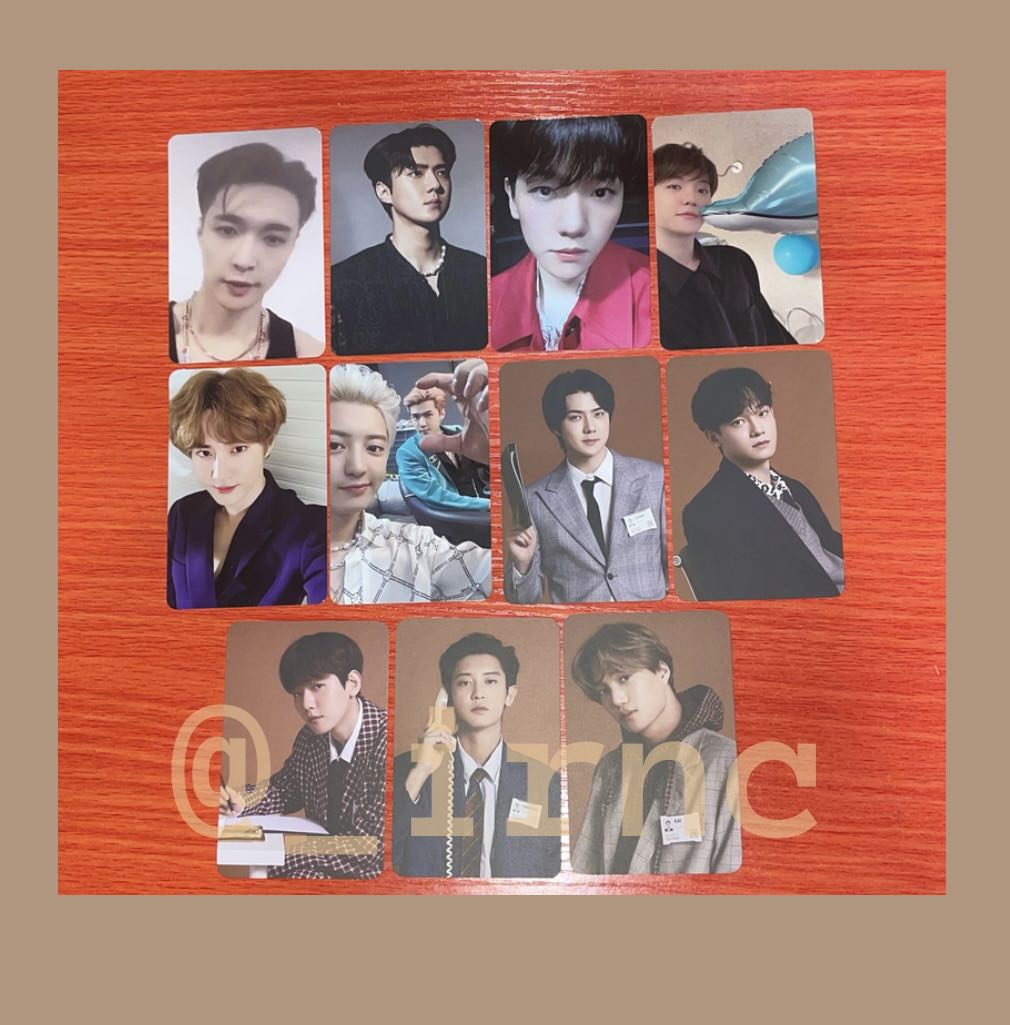 EXO Photocards, Hobbies & Toys, Memorabilia & Collectibles, K-Wave on ...