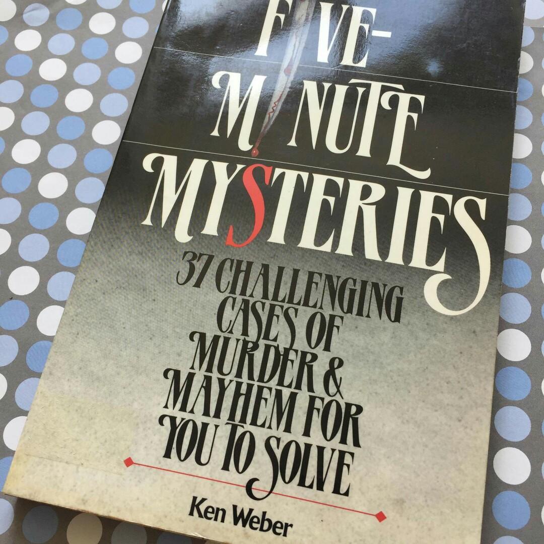 Five-Minute Mysteries, Hobbies & Toys, Books & Magazines, Fiction & Non ...