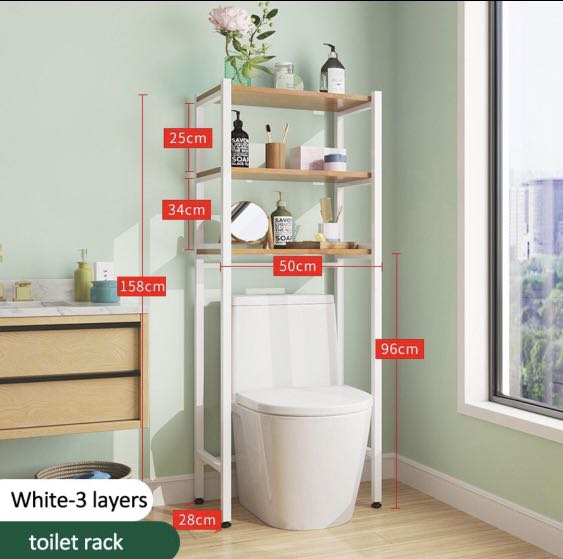 FREE DELIVERY Toilet rack (3-tier) - PLEASE READ DESCRIPTION, Furniture ...