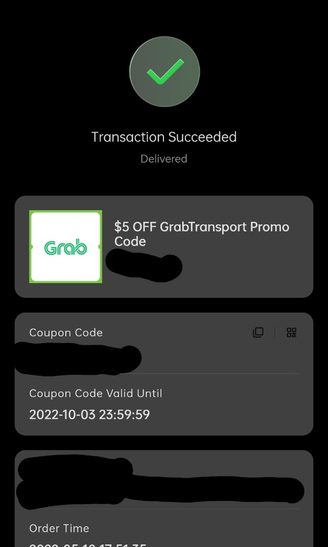 Grab Transport Voucher, Tickets & Vouchers, Vouchers on Carousell