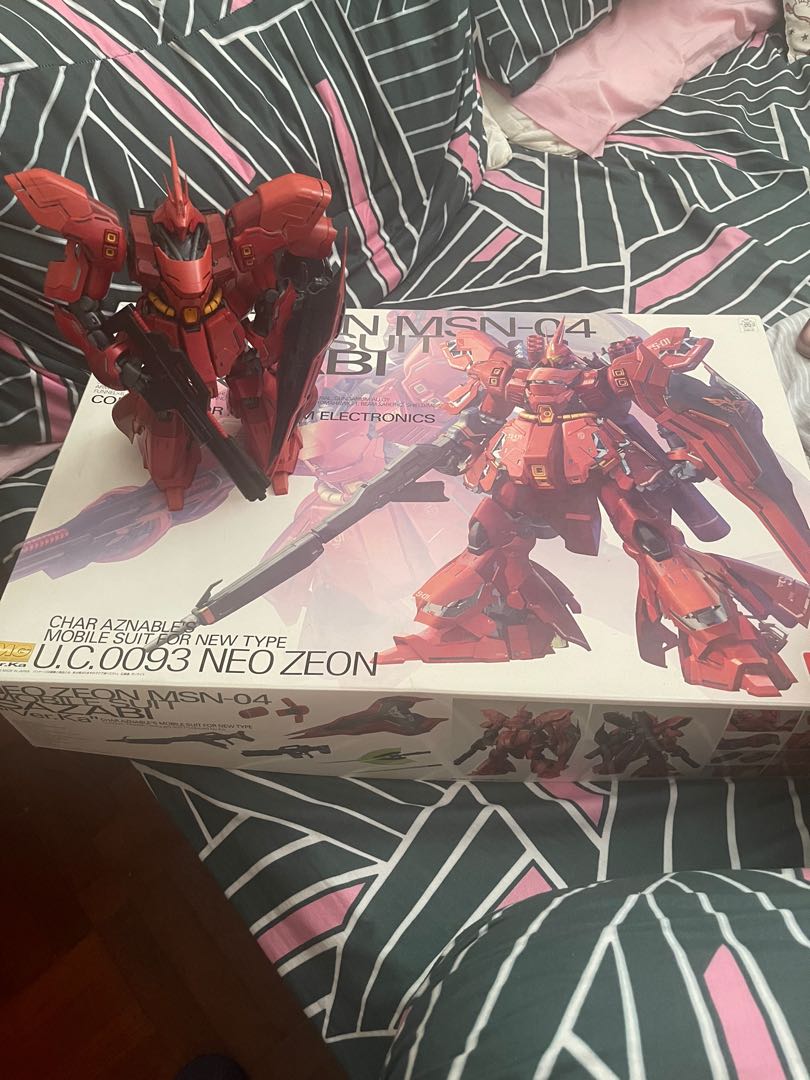 gundam sazabi MG Ver.Ka, Hobbies & Toys, Toys & Games on Carousell