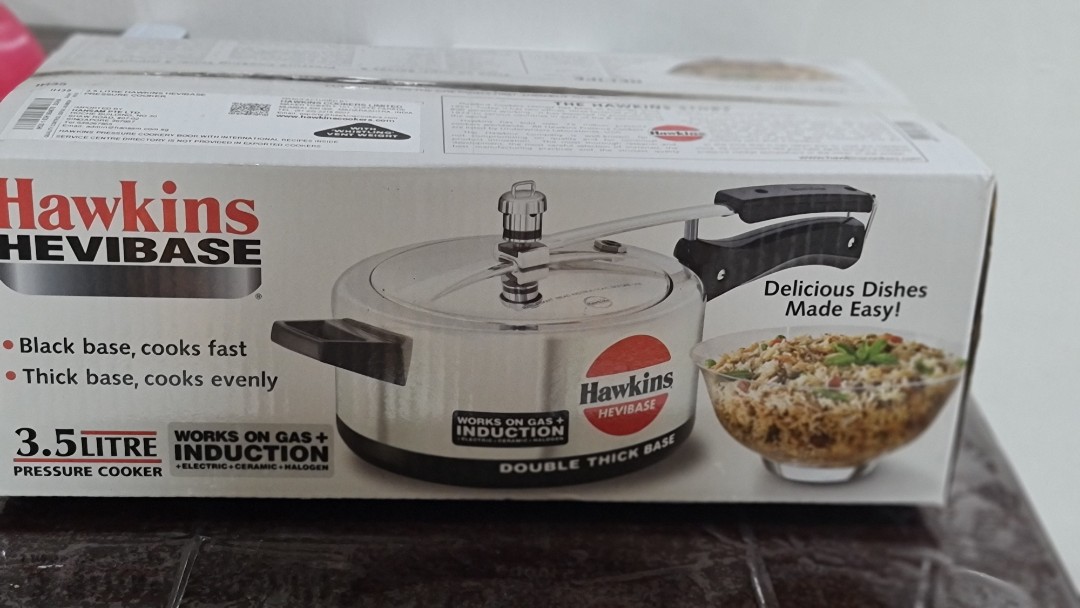 Hawkins pressure cooker 3.5Litre, Furniture & Home Living, Kitchenware ...