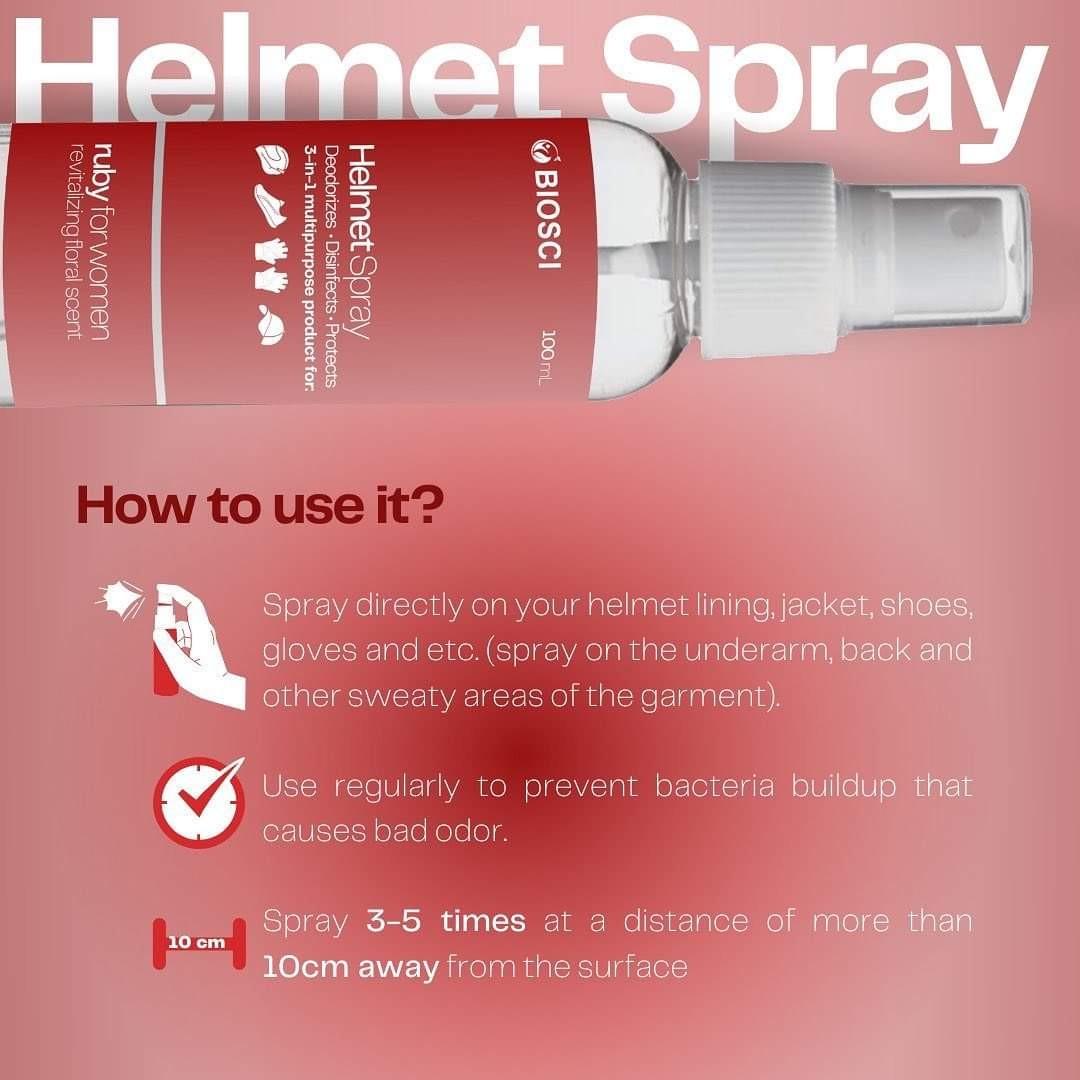 Helmet Disinfectant Spray, Beauty & Personal Care, Face, Face Care on ...