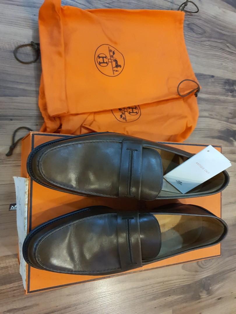 Hermes authentic men, Luxury, Sneakers & Footwear on Carousell